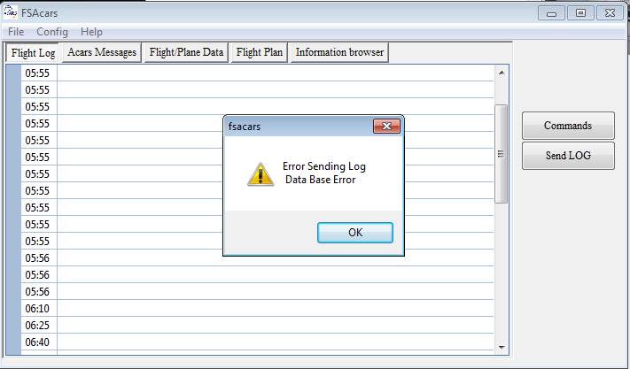 Error Sending Log - Support Forum - phpVMS